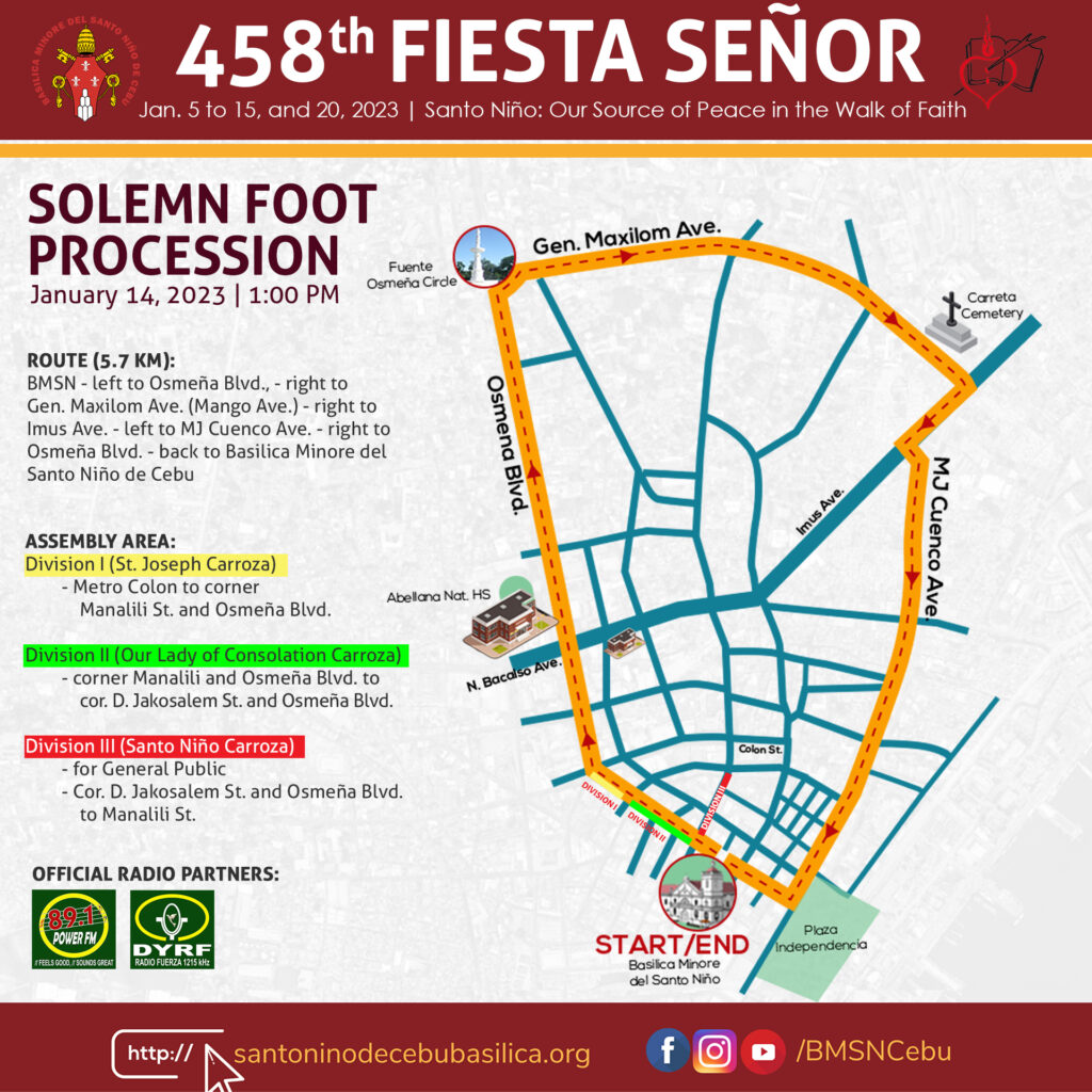 Fiesta Señor 2023 – Sinulog Schedule of Novena Masses at the Basilica ...